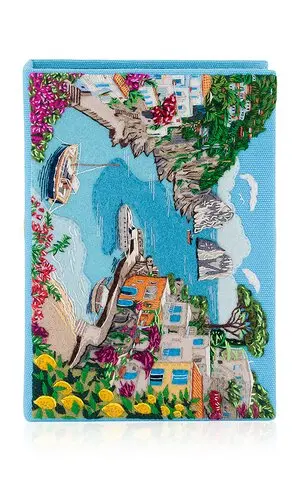 OLYMPIA LE-TAN Postcard From Capri Book Clutch - Multi