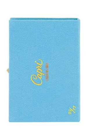 OLYMPIA LE-TAN Postcard From Capri Book Clutch - Multi
