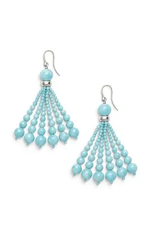 Le Sundial Venice Opera Amazonite Earrings - Blue