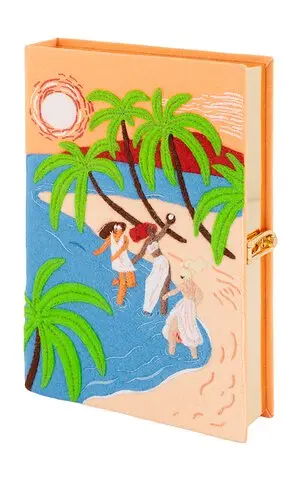 OLYMPIA LE-TAN Sunsets Like These Book Clutch - Multi