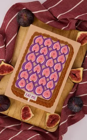 OLYMPIA LE-TAN Fig Tart Book Clutch