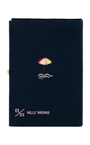 OLYMPIA LE-TAN Côte D'azur Plage Book Clutch - Multi