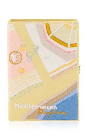 OLYMPIA LE-TAN Mediterranean Daydream Book Clutch - Multi