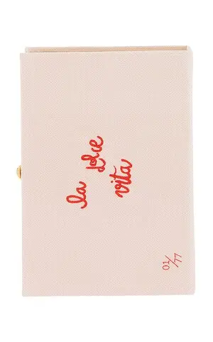 OLYMPIA LE-TAN Lophelia Pertusa Book Clutch - Pink