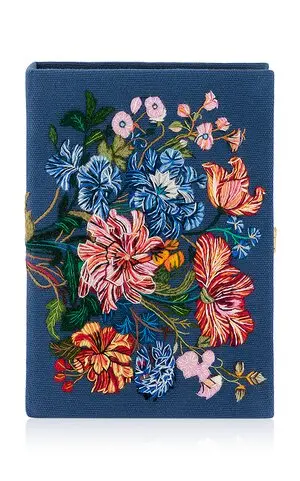 OLYMPIA LE-TAN Ocean Flowers Book Clutch - Multi