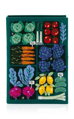 OLYMPIA LE-TAN Farm's Market Book Clutch - Multi