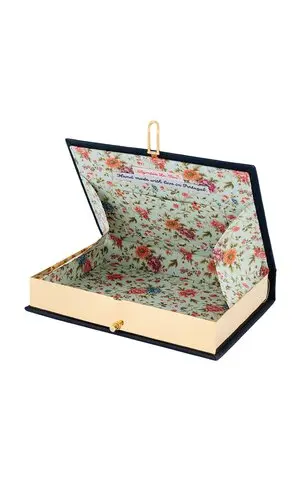 OLYMPIA LE-TAN La Dolce Vita Book Clutch - Black