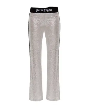 Palm Angels Sequin Embellished Trousers