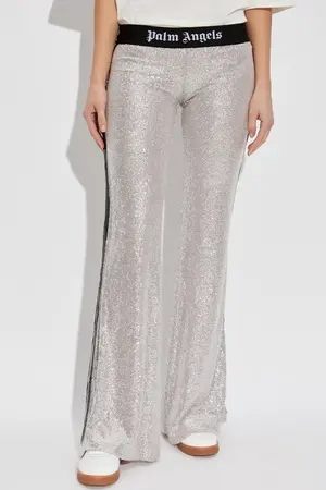 Palm Angels Sequin Embellished Trousers