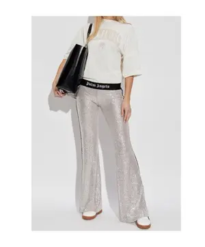 Palm Angels Sequin Embellished Trousers