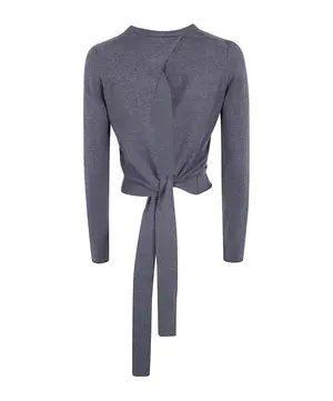SEMICOUTURE Crew-neck Long-sleeve Sweater
