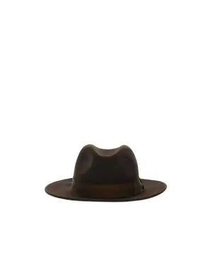 Borsalino Wide Brim Hat - Black