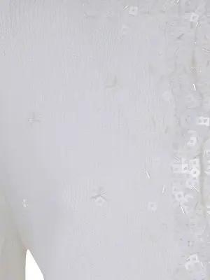 SEMICOUTURE Gipsy Sequin-embellished Bead-detail Cardigan