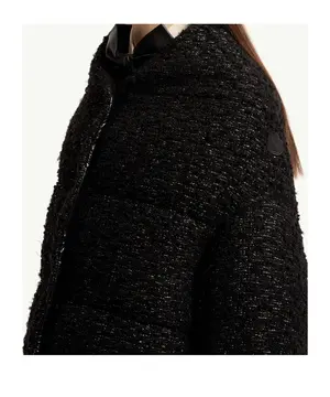 Moncler Wool Blend Tweed Cape