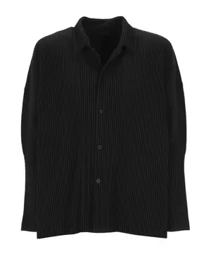 Issey Miyake Long-sleeved Shirt - Black