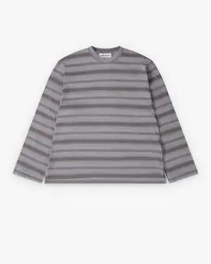 Our Legacy Box Striped Long-sleeve T-shirt - Gray
