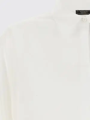 Peserico Sheer-sleeve Stretch Cotton Shirt