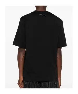 MARINE SERRE Embroidered Logo Short Sleeve Tee