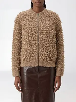 Peserico Bouclé Zip Knitted Jacket