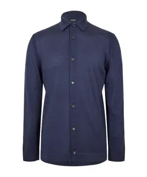 Zegna Cash Knitted Top - Blue