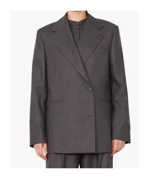 Officine Generale Notched Lapel Outerwear For Women