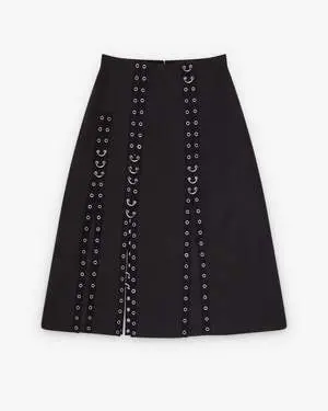 Simone Rocha Grommet Ring Sculpt Ripple Skirt