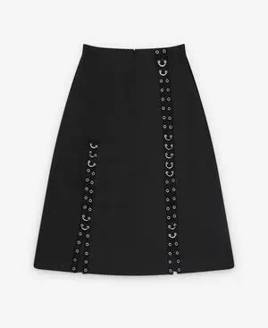 Simone Rocha Grommet Ring Sculpt Ripple Skirt