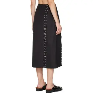 Simone Rocha Grommet Ring Sculpt Ripple Skirt