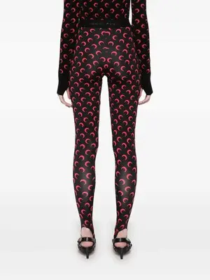 MARINE SERRE All-over Print Leggings With An Elastic Waistband