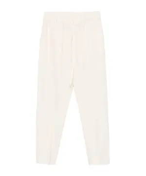 SEMICOUTURE Drawstring Casual Pants - White