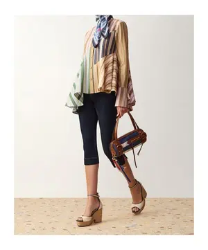 Zimmermann Clash Poplin Peplum Shirt