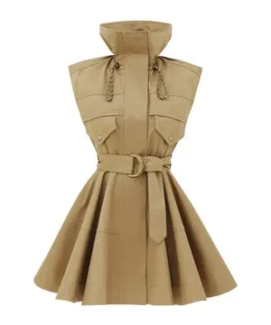 Zimmermann Clash Drill Utility Mini Dress