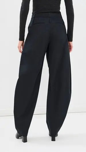Brandon Maxwell Pleated Balloon Pants