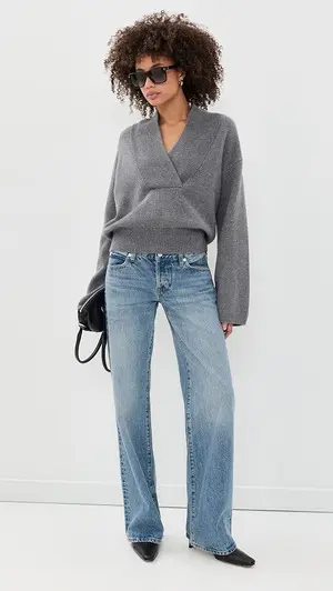 REFORMATION Easton Cashmere Blend Sweater