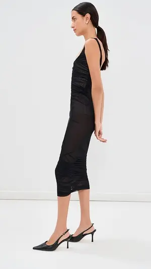 Attico Twisted Long Dress