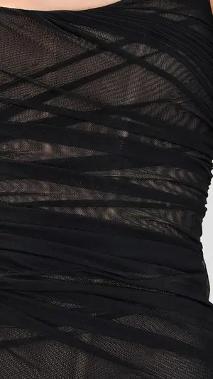 Attico Twisted Long Dress