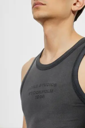 Acne Studios Sleeveless Tank Top With A ‘vintage’ Effect