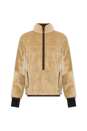 Moncler Performance & Style Sherpa Fleece Zip Pullover