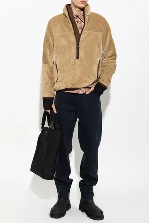 Moncler Performance & Style Sherpa Fleece Zip Pullover
