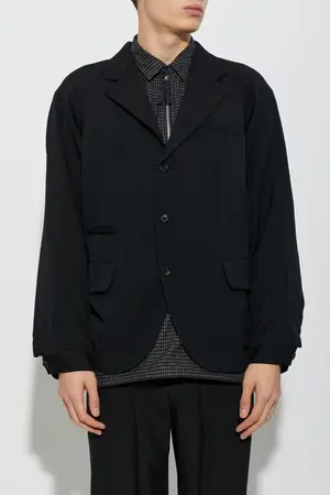 Comme Des Garçons Wool Jacket With Open Lapels