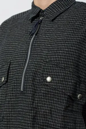 Comme Des Garçons Cotton Plaid Polo Shirt