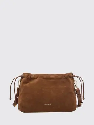 COCCINELLE Lidia Suede Calfskin Shoulder Bag With Drawstring