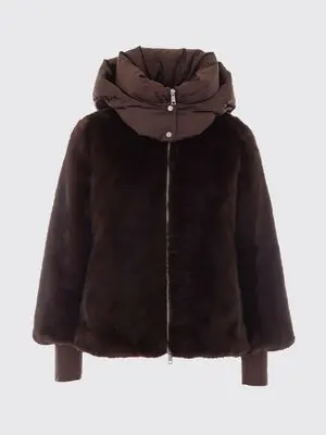 Add Faux Fur Jacket With Goose Down Ped Hood