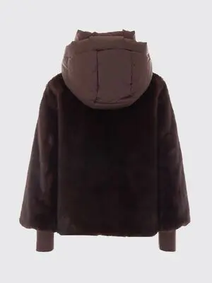 Add Faux Fur Jacket With Goose Down Ped Hood