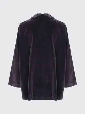 DANIELA GREGIS Single-breasted Cotton Velvet Blazer With Patch Pockets