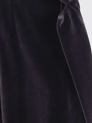DANIELA GREGIS Single-breasted Cotton Velvet Blazer With Patch Pockets