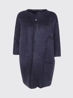 DANIELA GREGIS Single-breasted Knee-length Mohair And Silk Coat