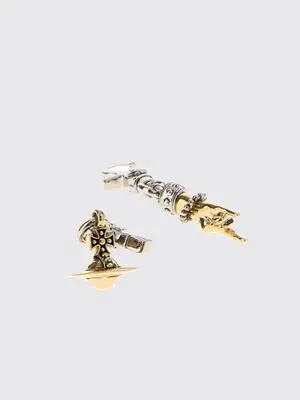 VIVIENNE WESTWOOD Orb Logo Brass Pendant Earrings