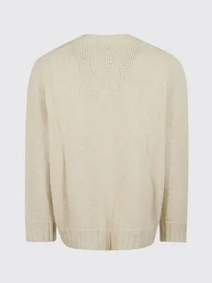 Amiri Wolf Wool And Cashmere Blend Jumper With Graphic Print And Crew Neck