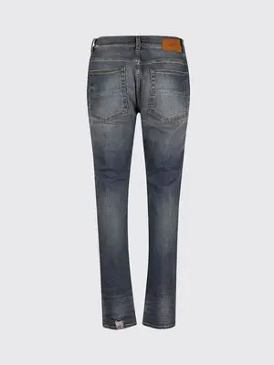 Amiri Slim Fit Distressed Denim Jeans With Worn Effect And Five-pocket Design